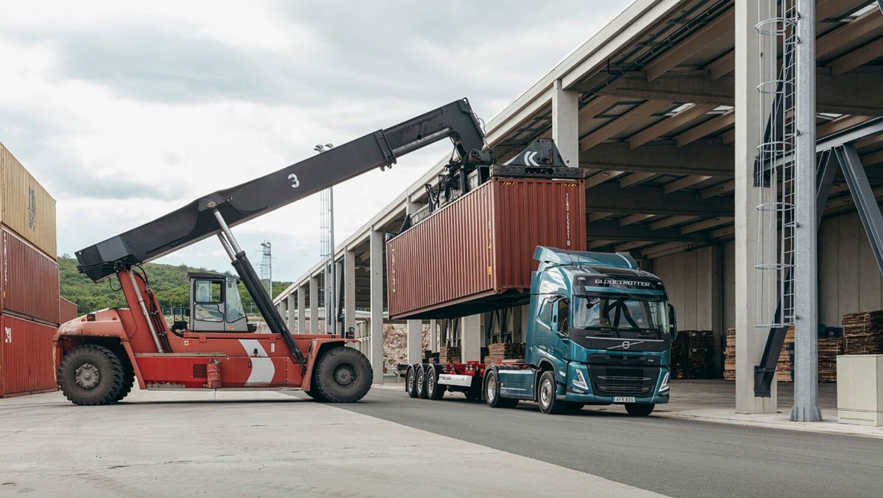 Wat is een containerwagen? | Volvo Trucks