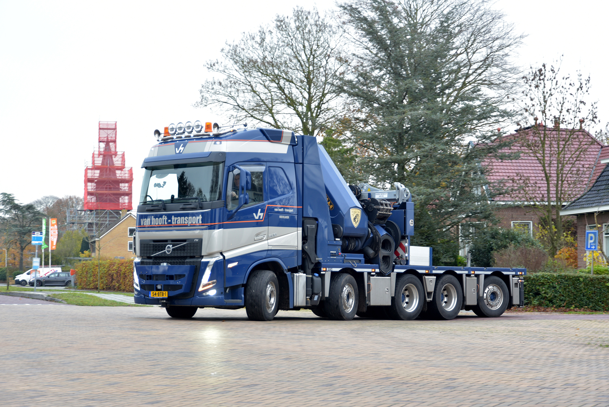 Een maatwerktruck voor specialistisch werk van Van Hooft Transport